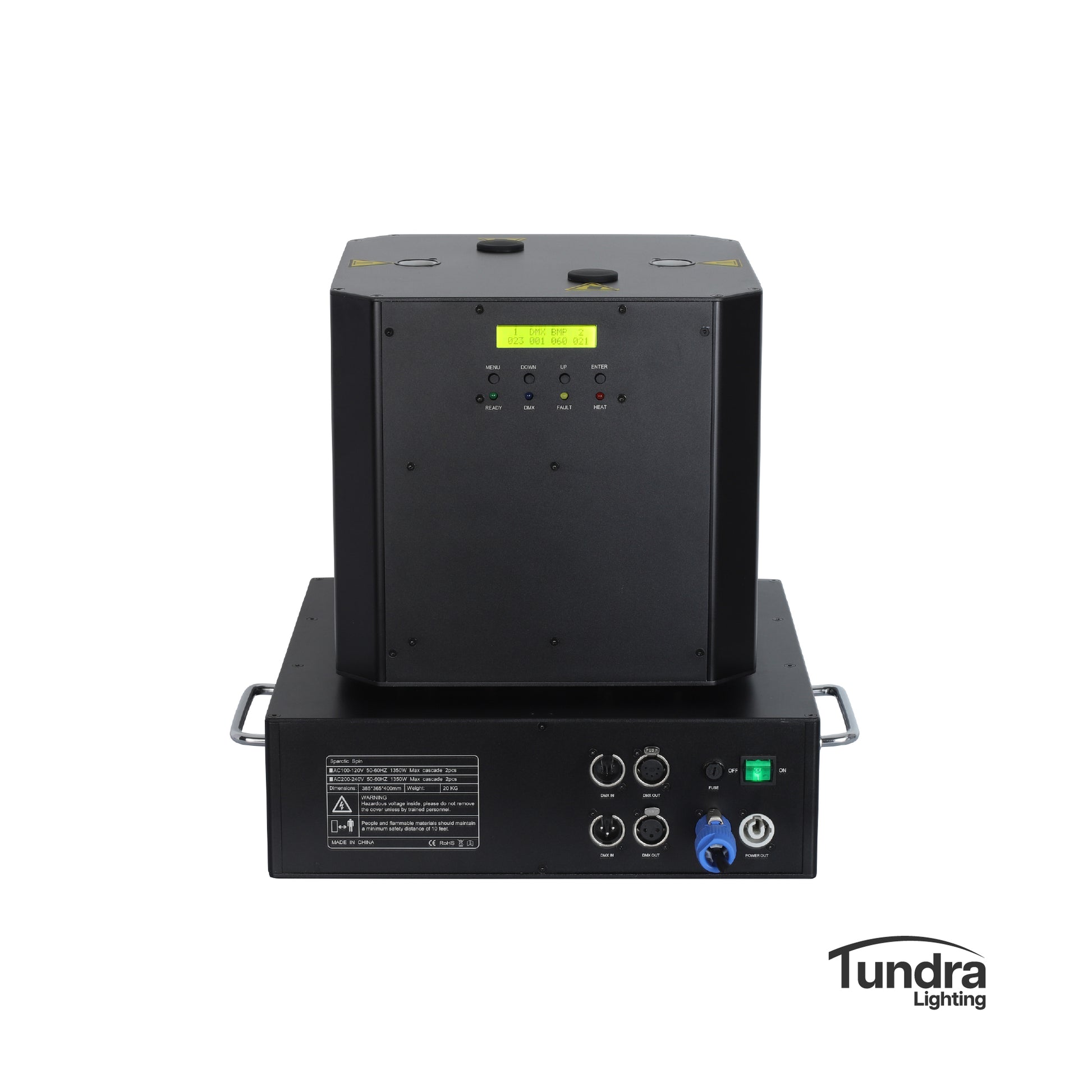 Dual Rotating Cold Spark Fountains – DJ And Photo Booth Supply